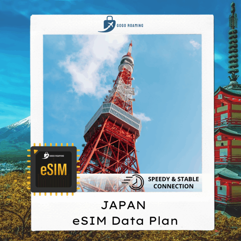 Japan & Taiwan & Korea eSIM Data – GoGo Roaming