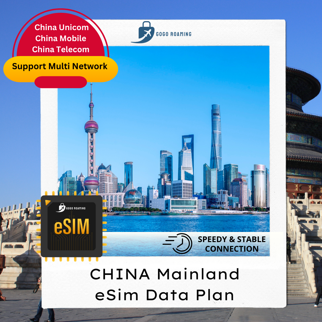 【eSim】China Mainland (Daily-Multi Network) Unlimited Data Travel eSim ...